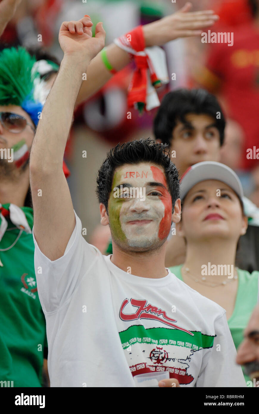 Iran fans fan hi-res stock photography and images - Alamy
