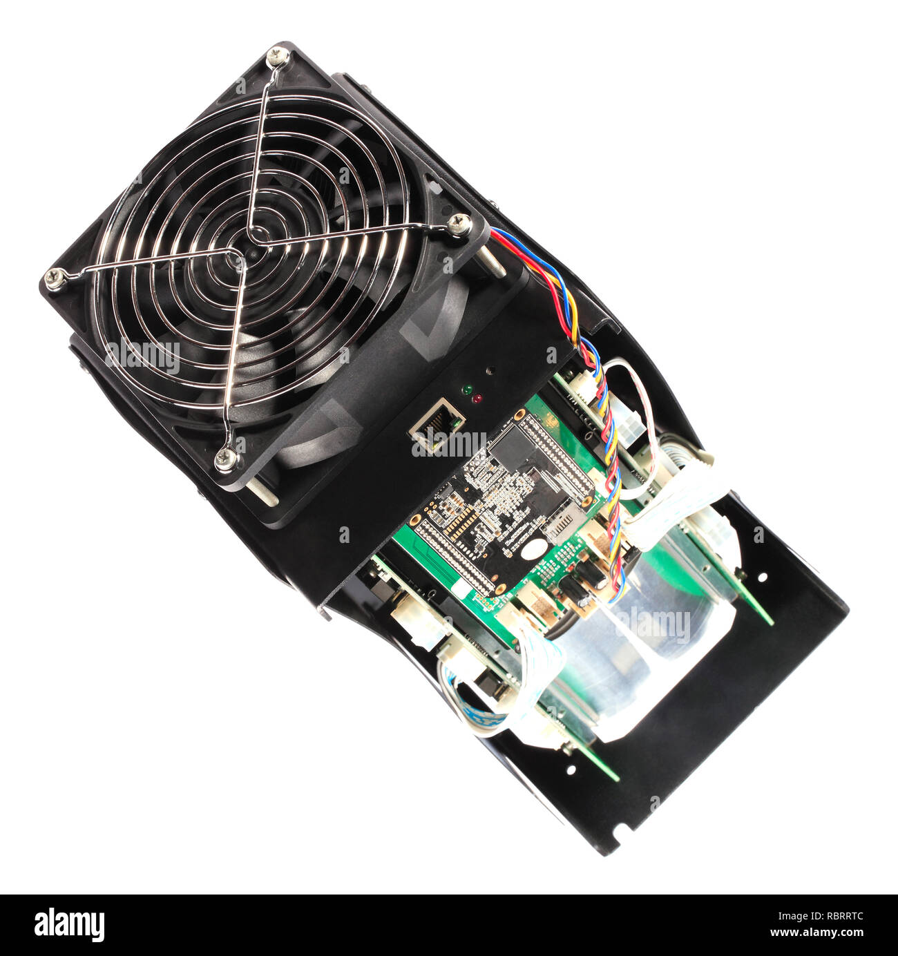 electronic device isolated on white background Stock Photo - Alamy