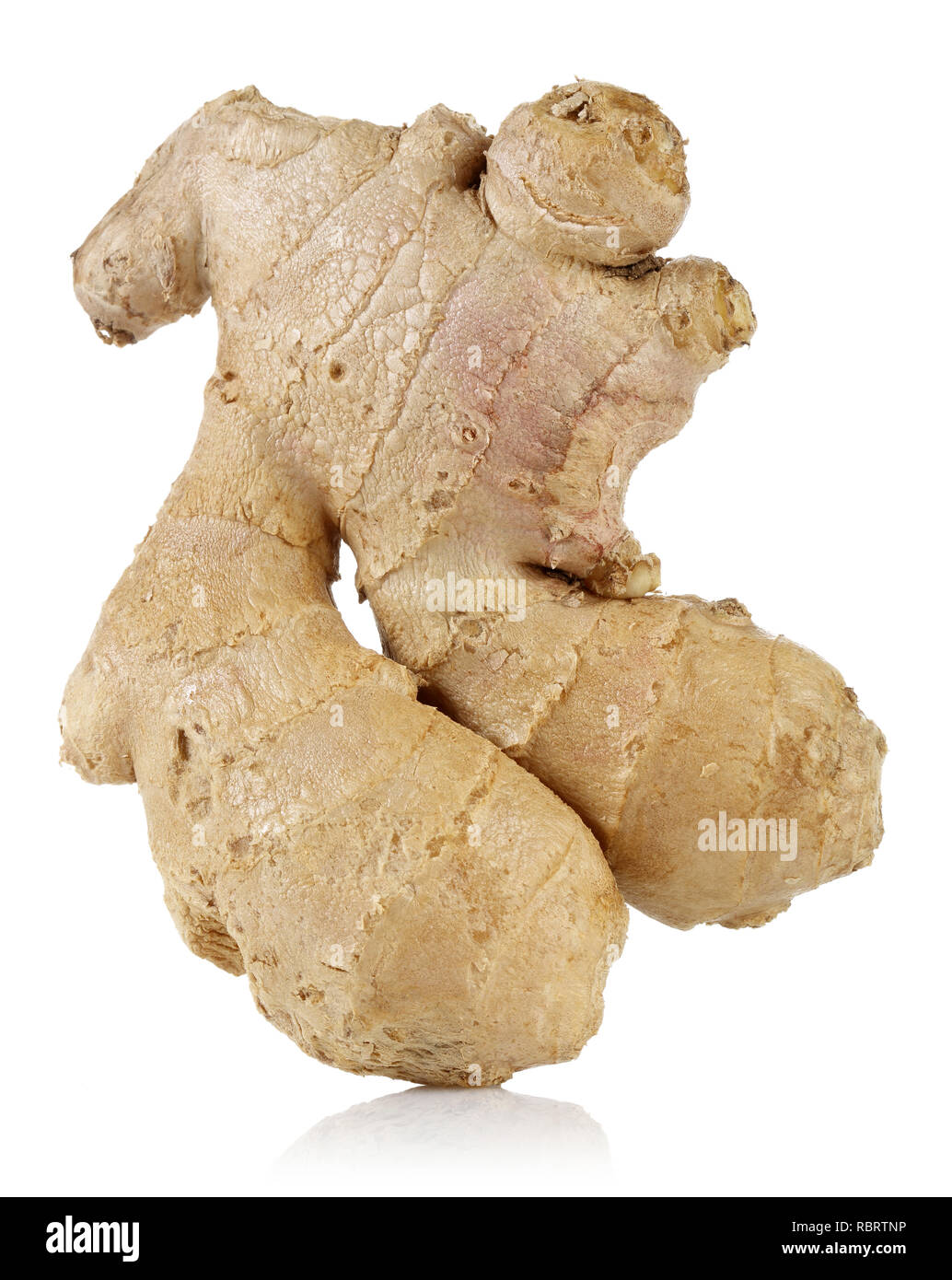 Human shaped ginger root, isolated on white background Stock Photo - Alamy