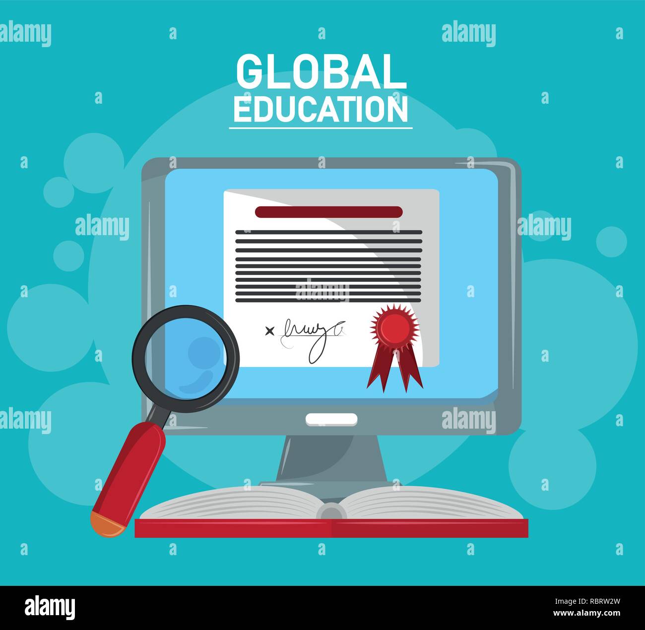 global distance education Stock Vector Image & Art - Alamy