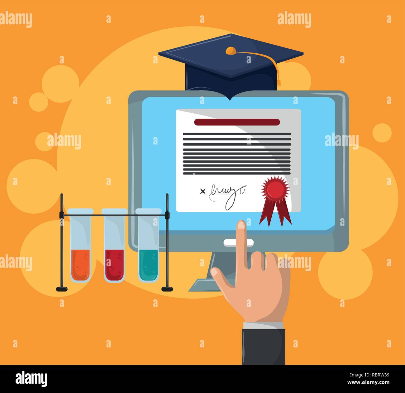 global distance education Stock Vector Image & Art - Alamy