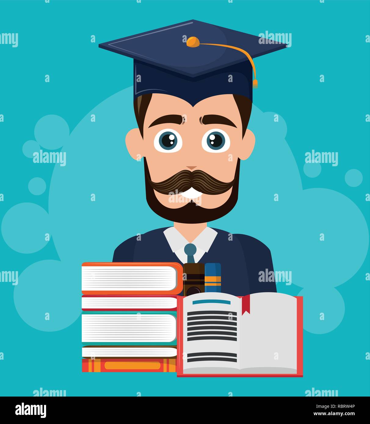 university student cartoon Stock Vector Image & Art - Alamy
