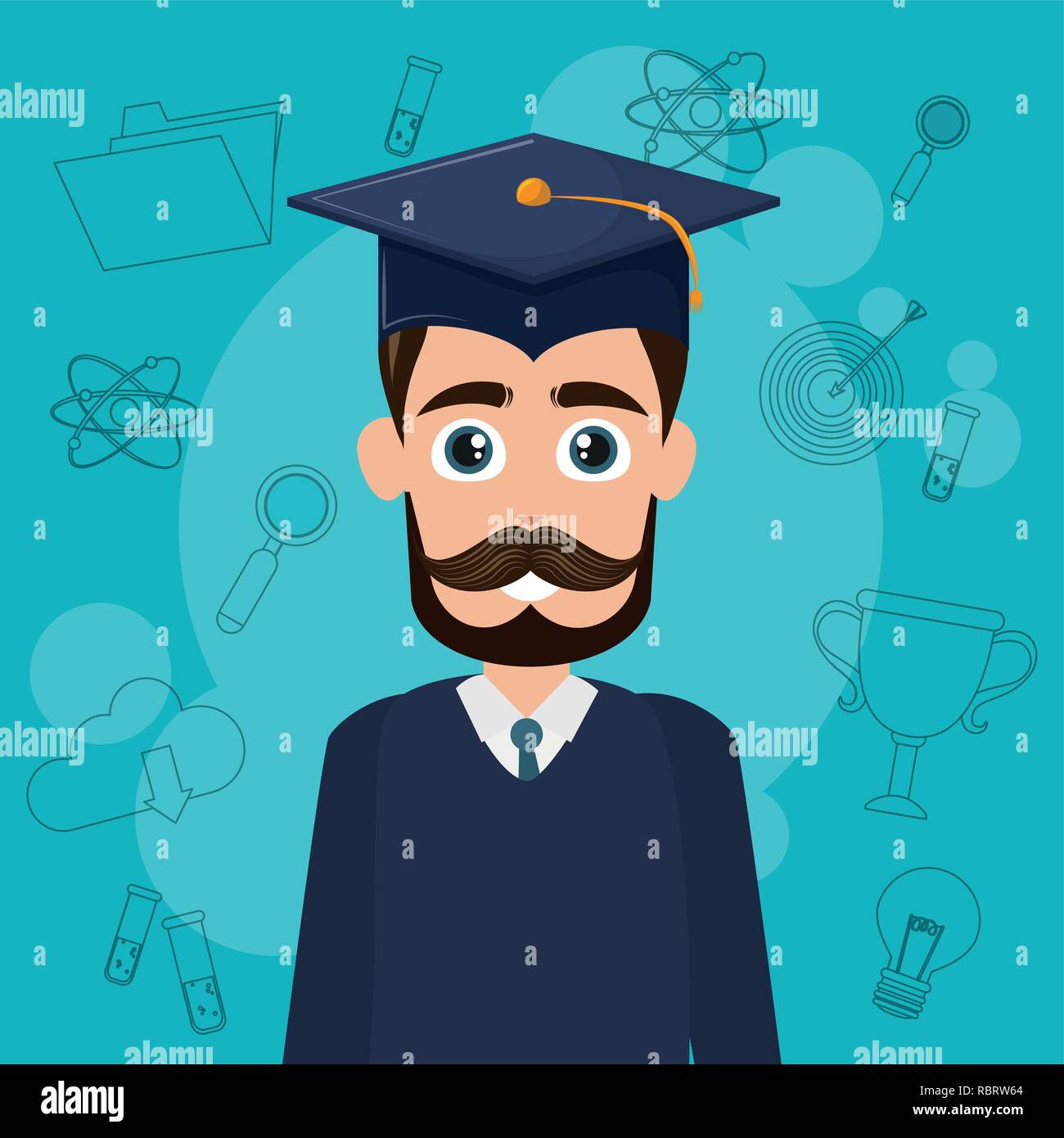 university student cartoon Stock Vector Image & Art - Alamy