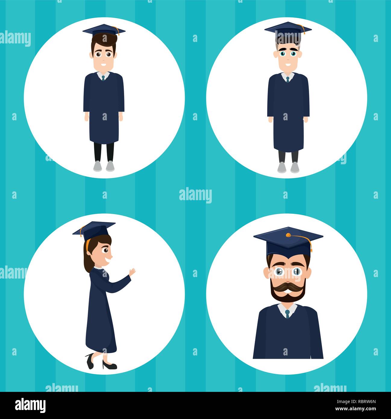 Student man intelligent Stock Vector Images - Alamy