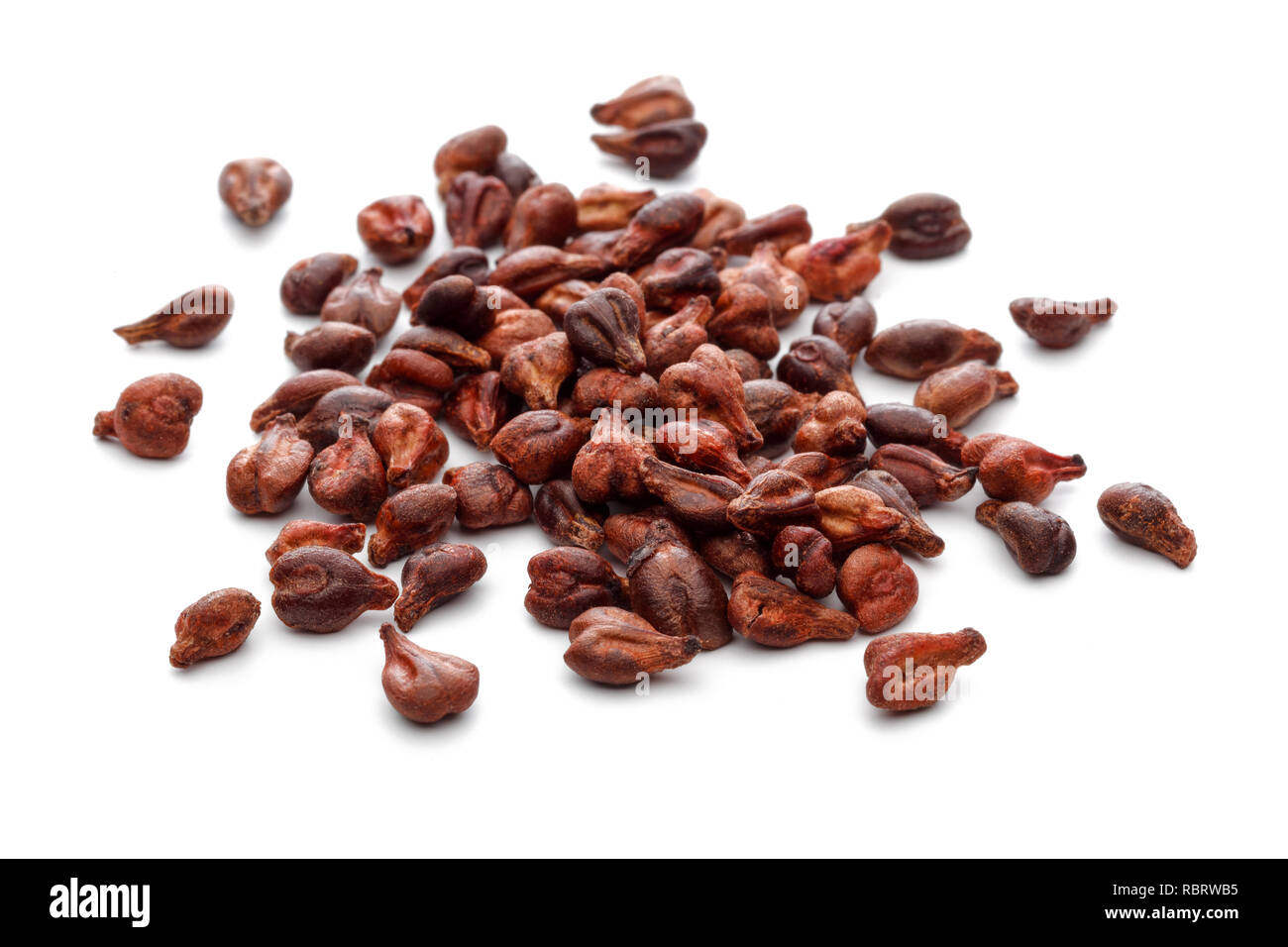Grape seeds isolated on white background Stock Photo - Alamy