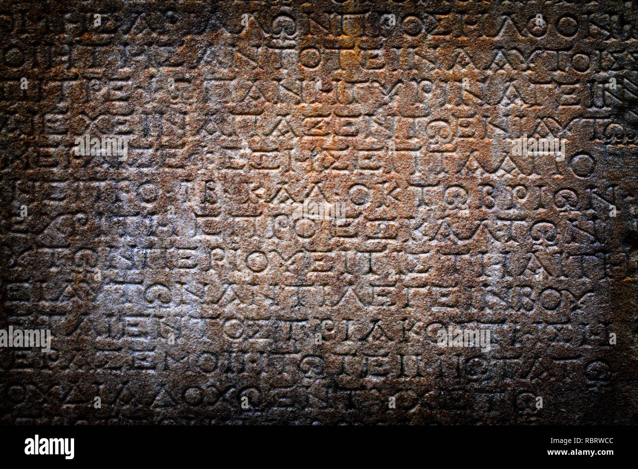 Historical Antique Age Epigraph on Marble Tablet Stone Photo Stock ...