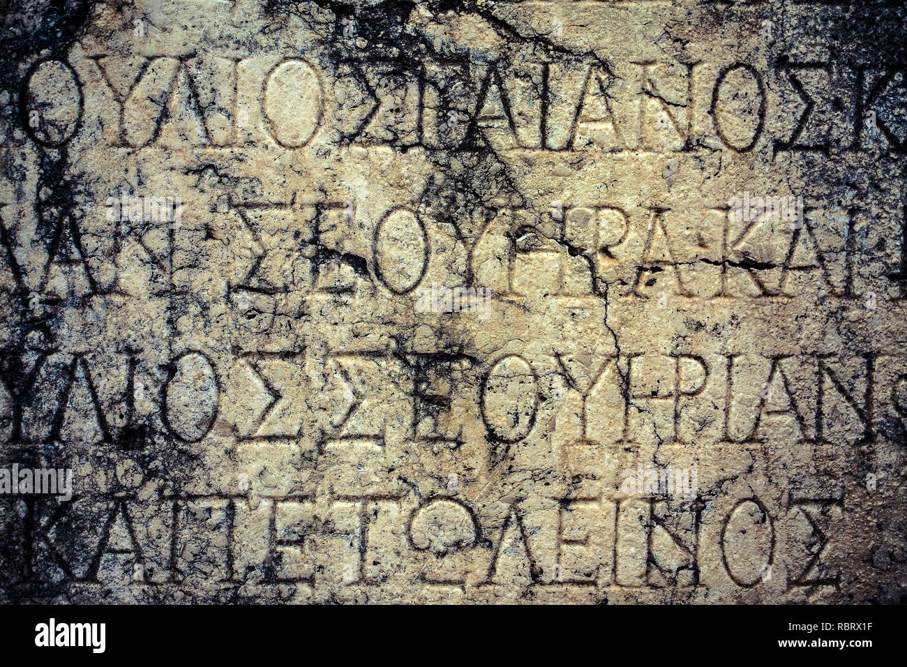 Historical Antique Age Epigraph on Marble Tablet Stone Photo Stock ...