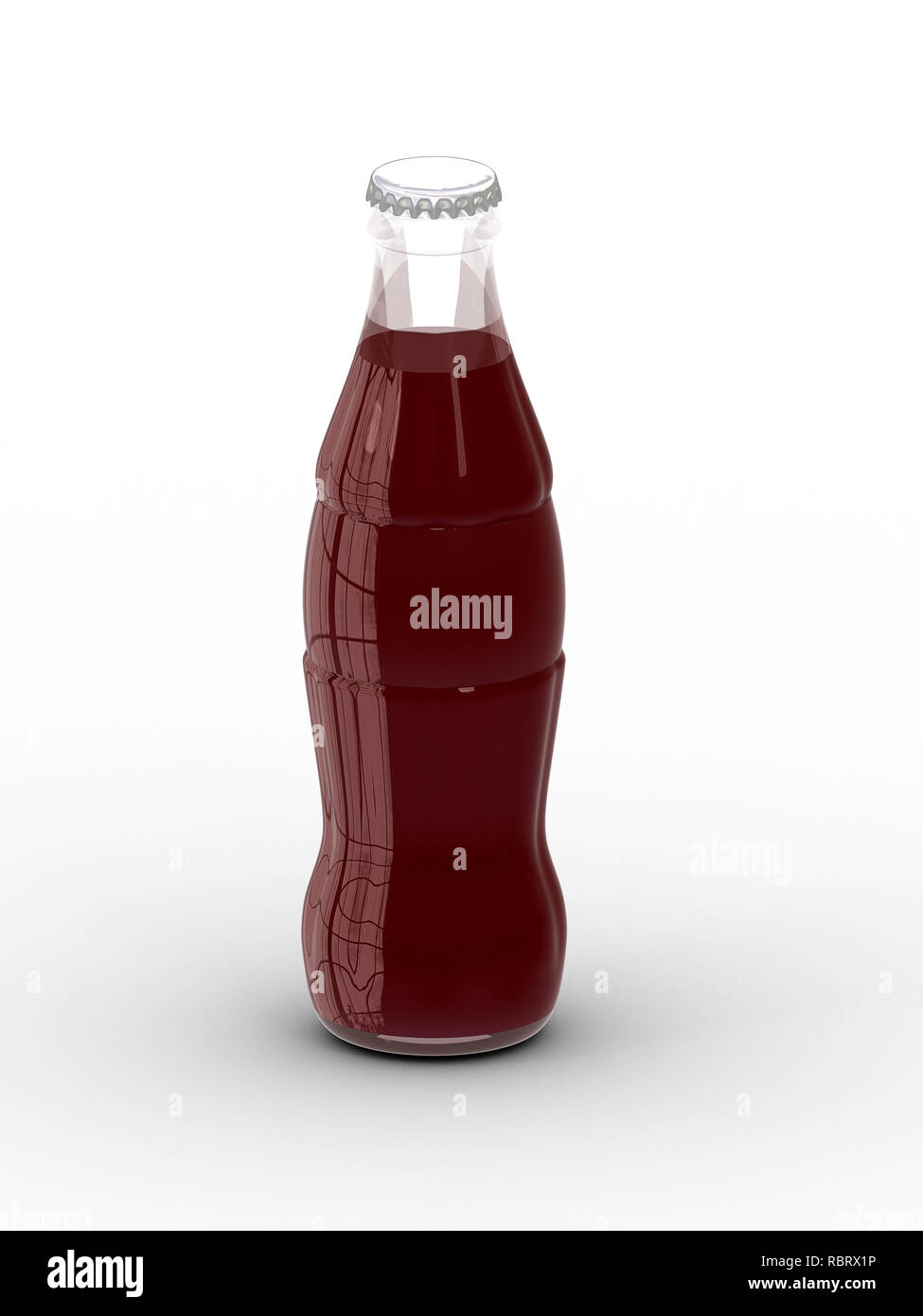 Wine realistic 3d bottle Cut Out Stock Images & Pictures - Alamy