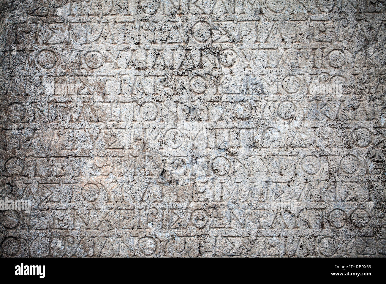 Historical Antique Age Epigraph on Marble Tablet Stone Photo Stock ...