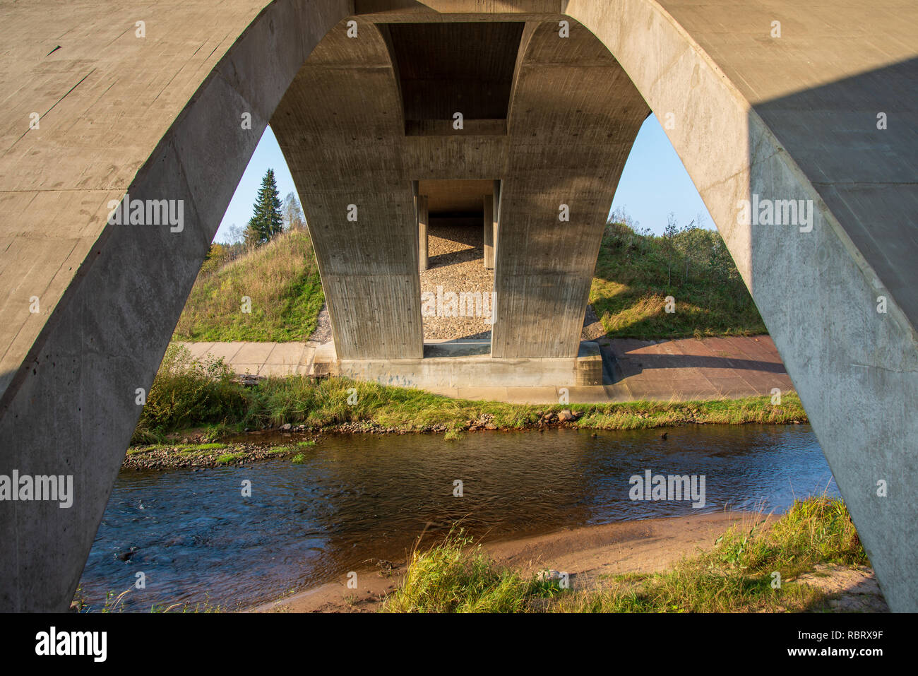watchtower details and wooden bars, stairs and walls from below up ...