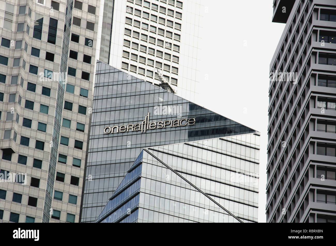 One Raffles Place identifies an ultramodern building complex in ...