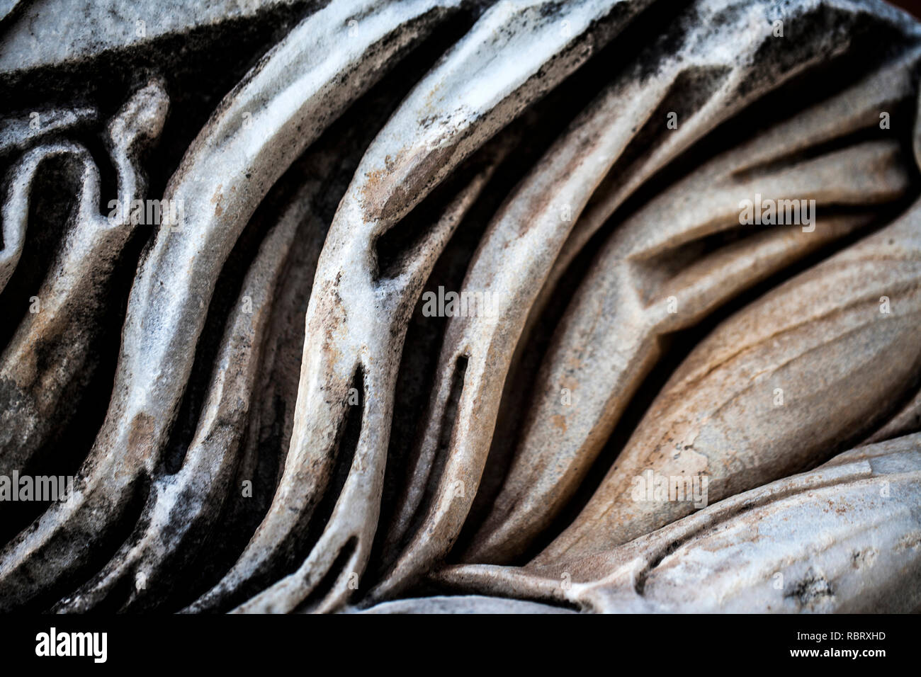 Historical Antique Age Epigraph on Marble Tablet Stone Photo Stock ...