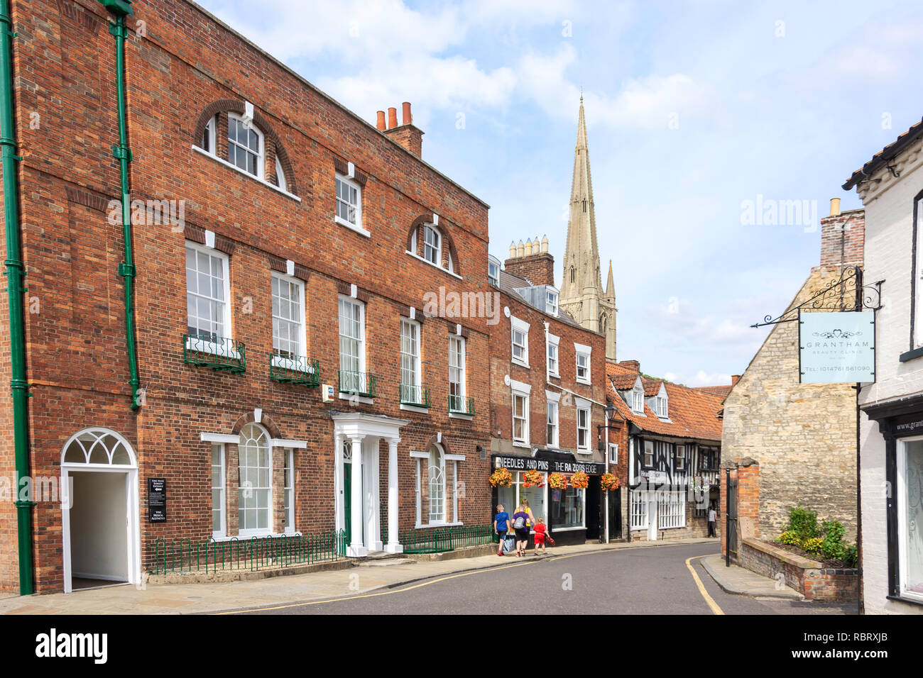 Vine street grantham town grantham hi-res stock photography and images ...