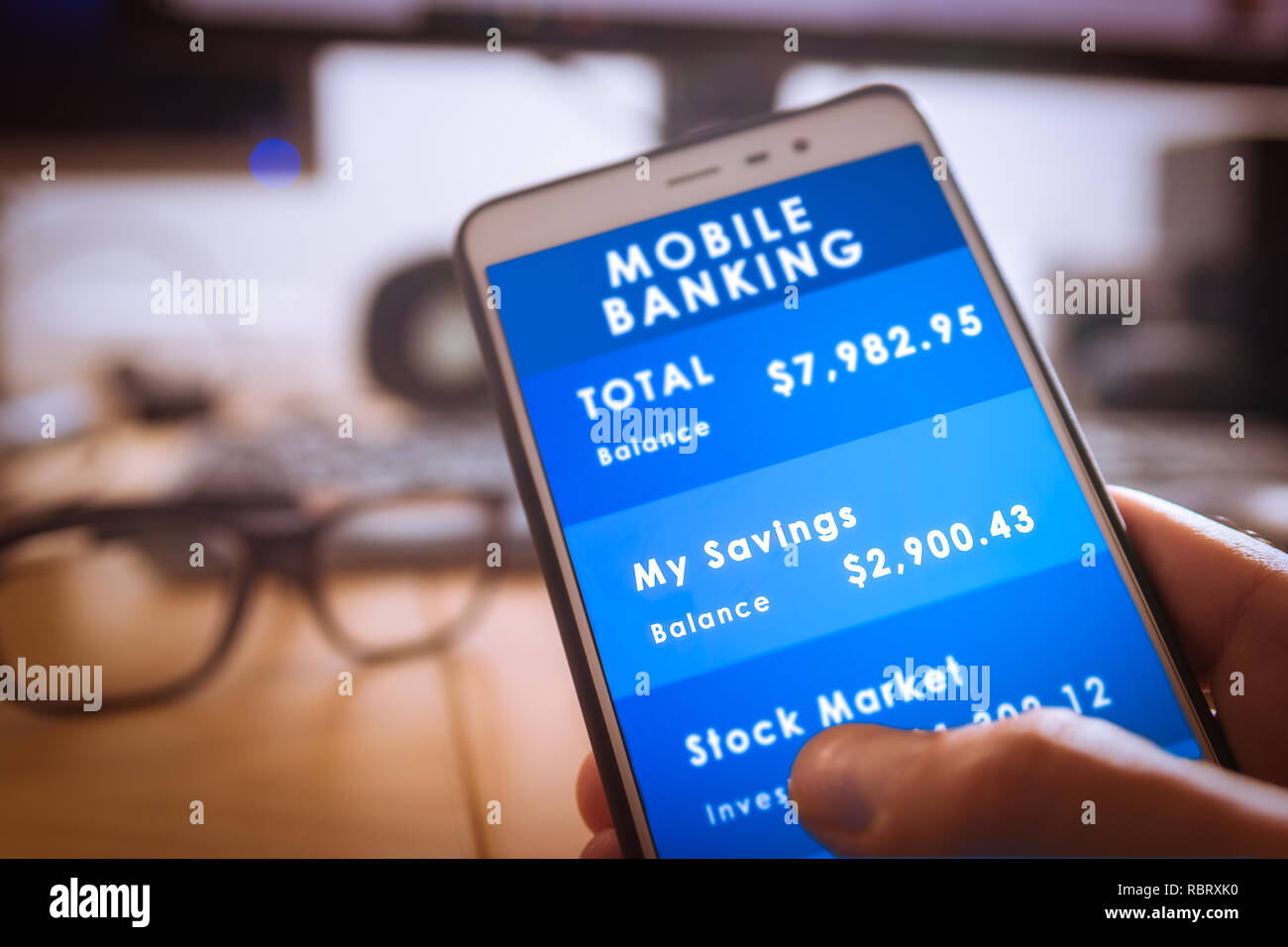 Mobile banking hi-res stock photography and images - Alamy