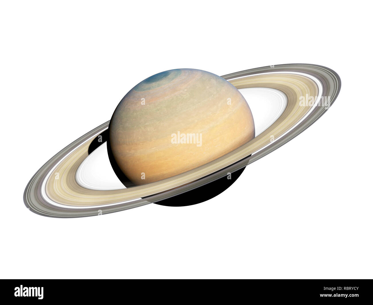 Illustration of Saturn Stock Photo - Alamy