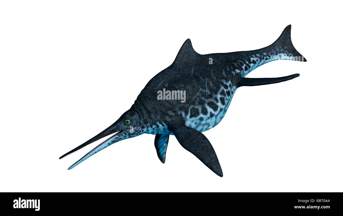 Illustration of a Shonisaurus Stock Photo - Alamy