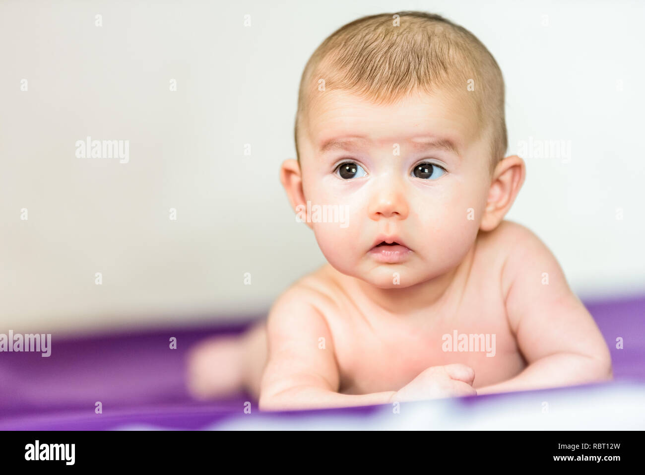 Adorable and tender baby Stock Photo - Alamy