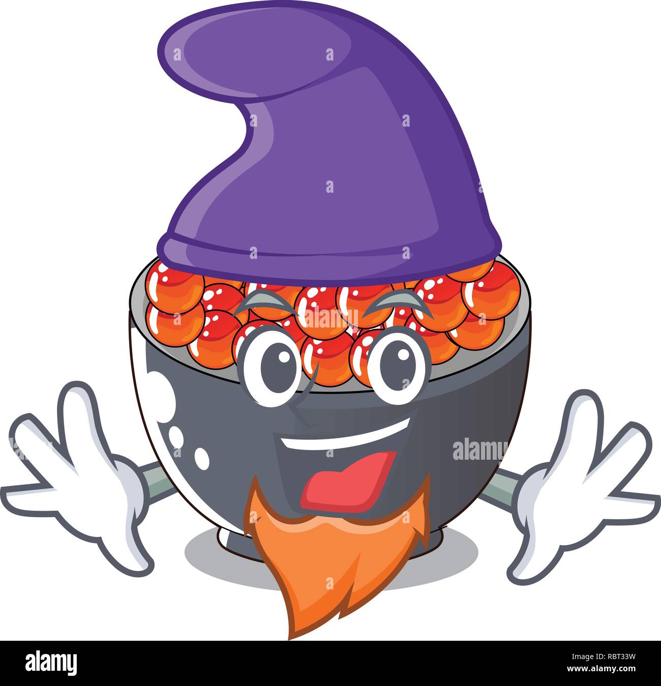 Elf roe salmon in a cartoon bowl Stock Vector Image & Art - Alamy