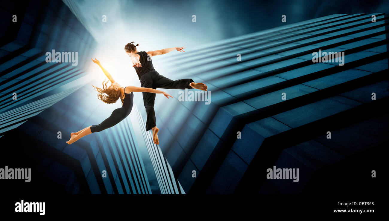 Moving to the beat. Mixed media Stock Photo - Alamy