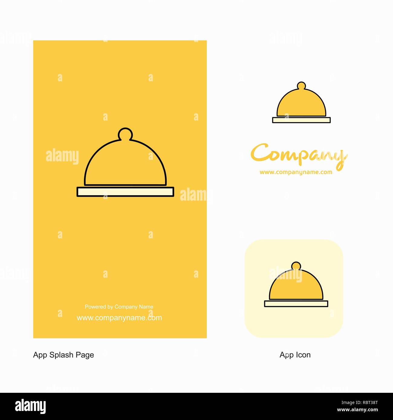 Food dish Company Logo App Icon and Splash Page Design. Creative ...