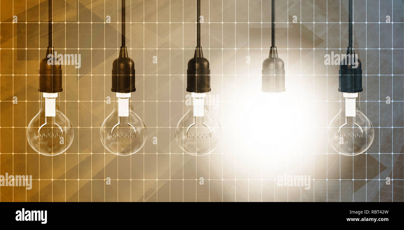 Lightbulb Background for Creativity Concept Art Abstract Stock Photo ...