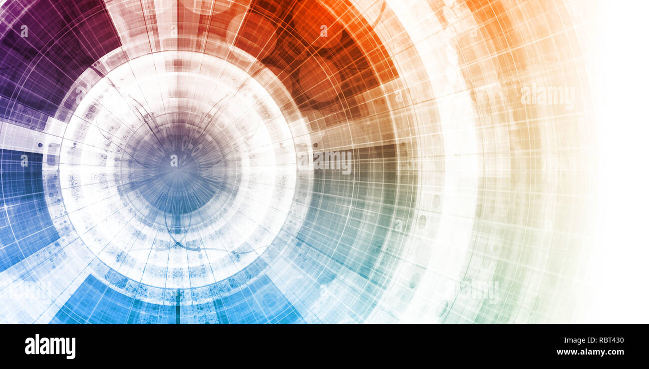 System Integration with Digital Platform Network Technology Stock Photo ...