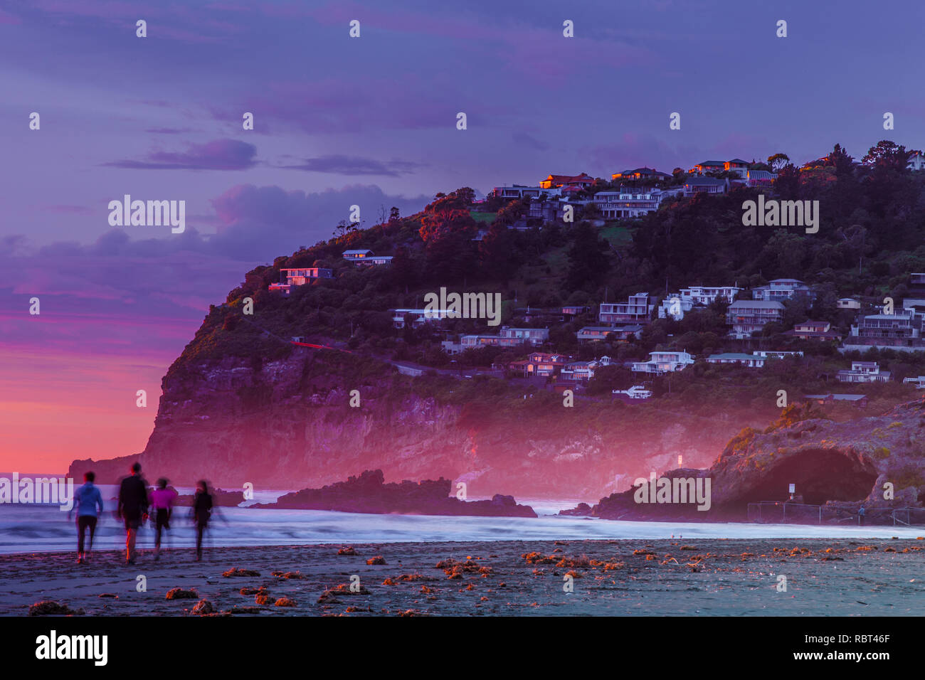Beach at Dawn Stock Photo - Alamy