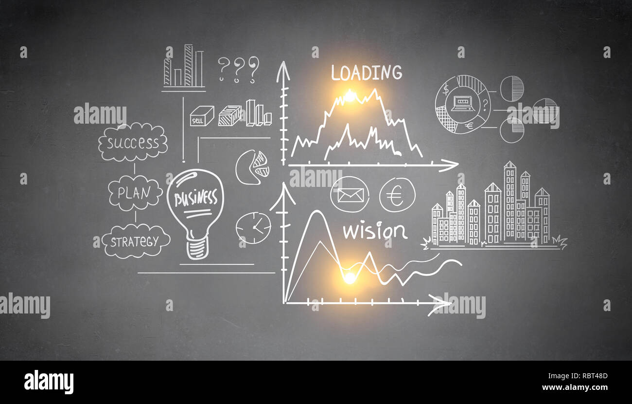 Sketch of some ideas Stock Photo - Alamy