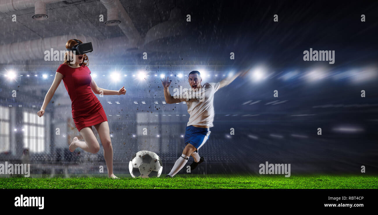 Try another reality. Mixed media Stock Photo - Alamy