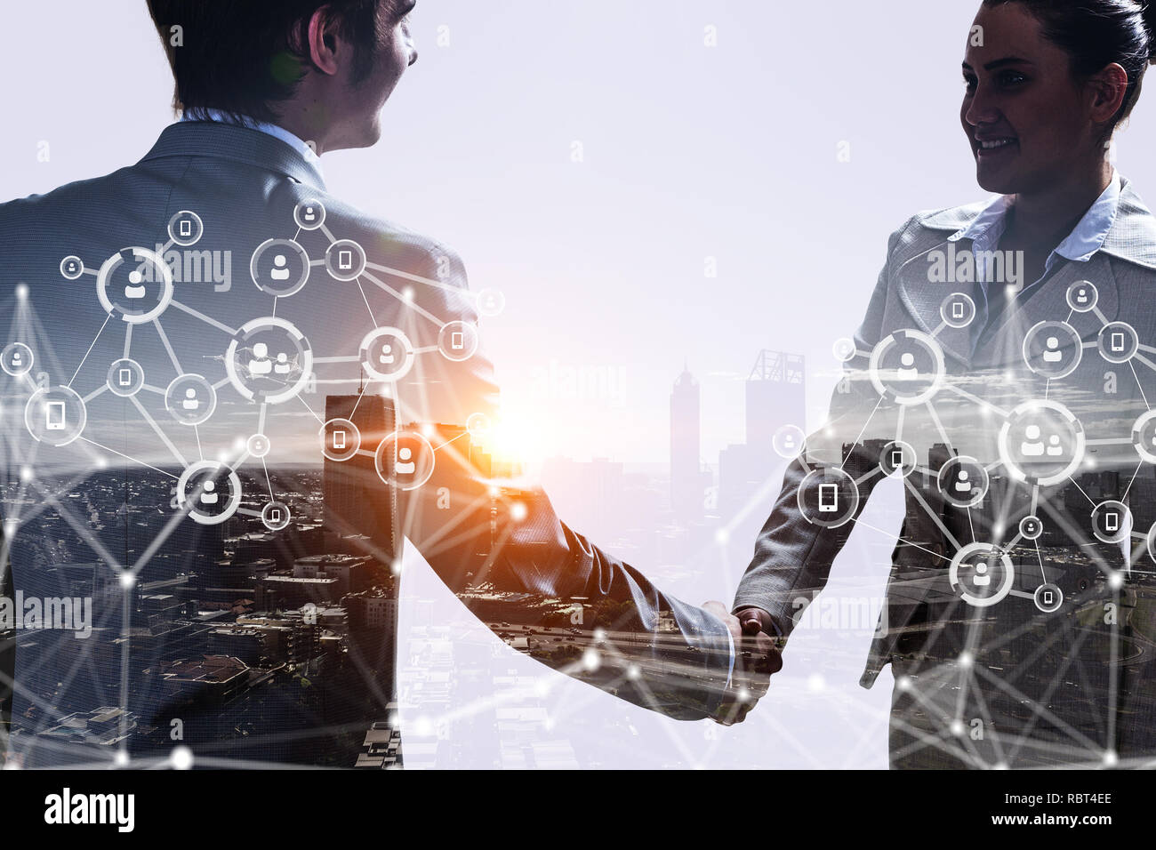 Concept of partnership and social connection Stock Photo - Alamy