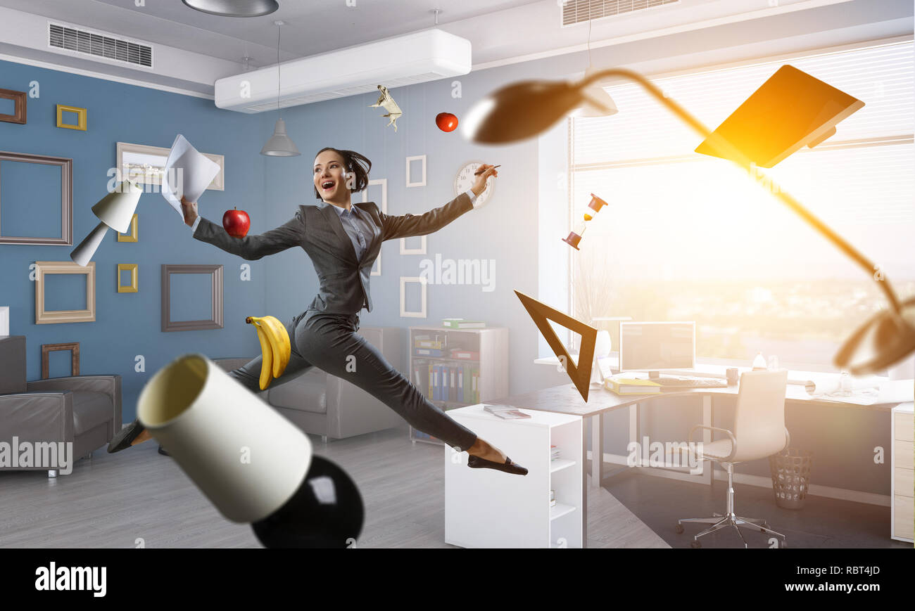 Office dancing hi-res stock photography and images - Alamy