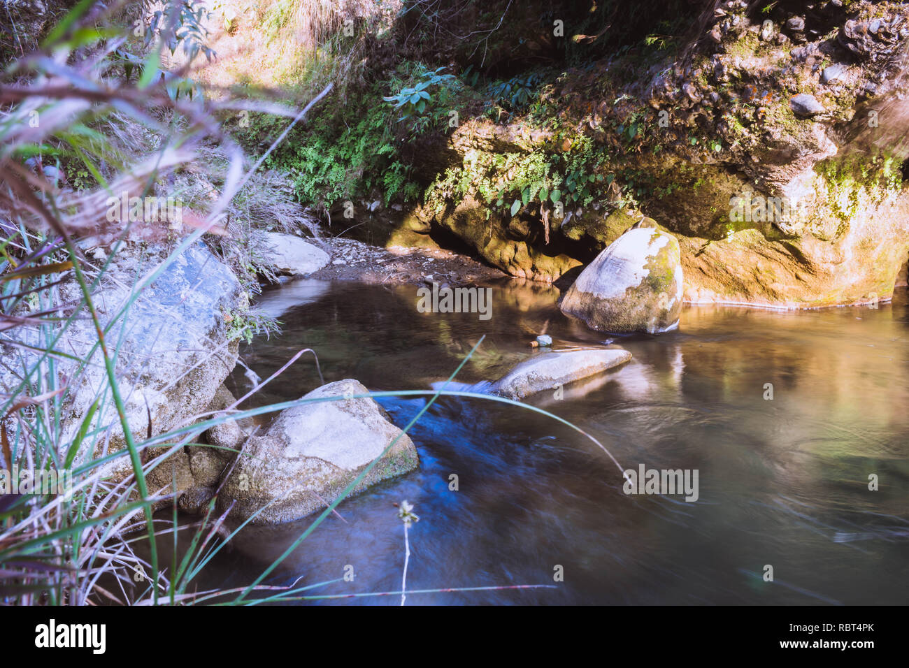 smooth river water Stock Photo - Alamy