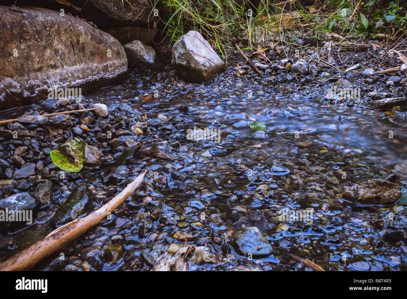smooth river water Stock Photo - Alamy