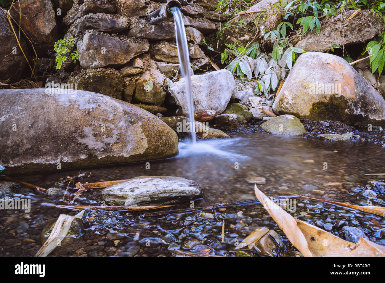smooth river water Stock Photo - Alamy