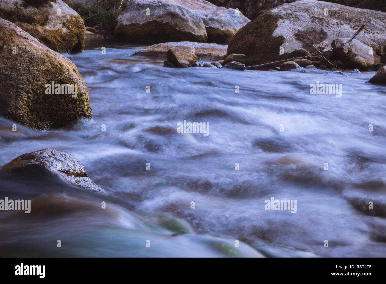 smooth river water Stock Photo - Alamy