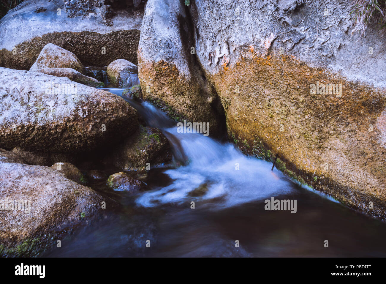 smooth river water Stock Photo - Alamy