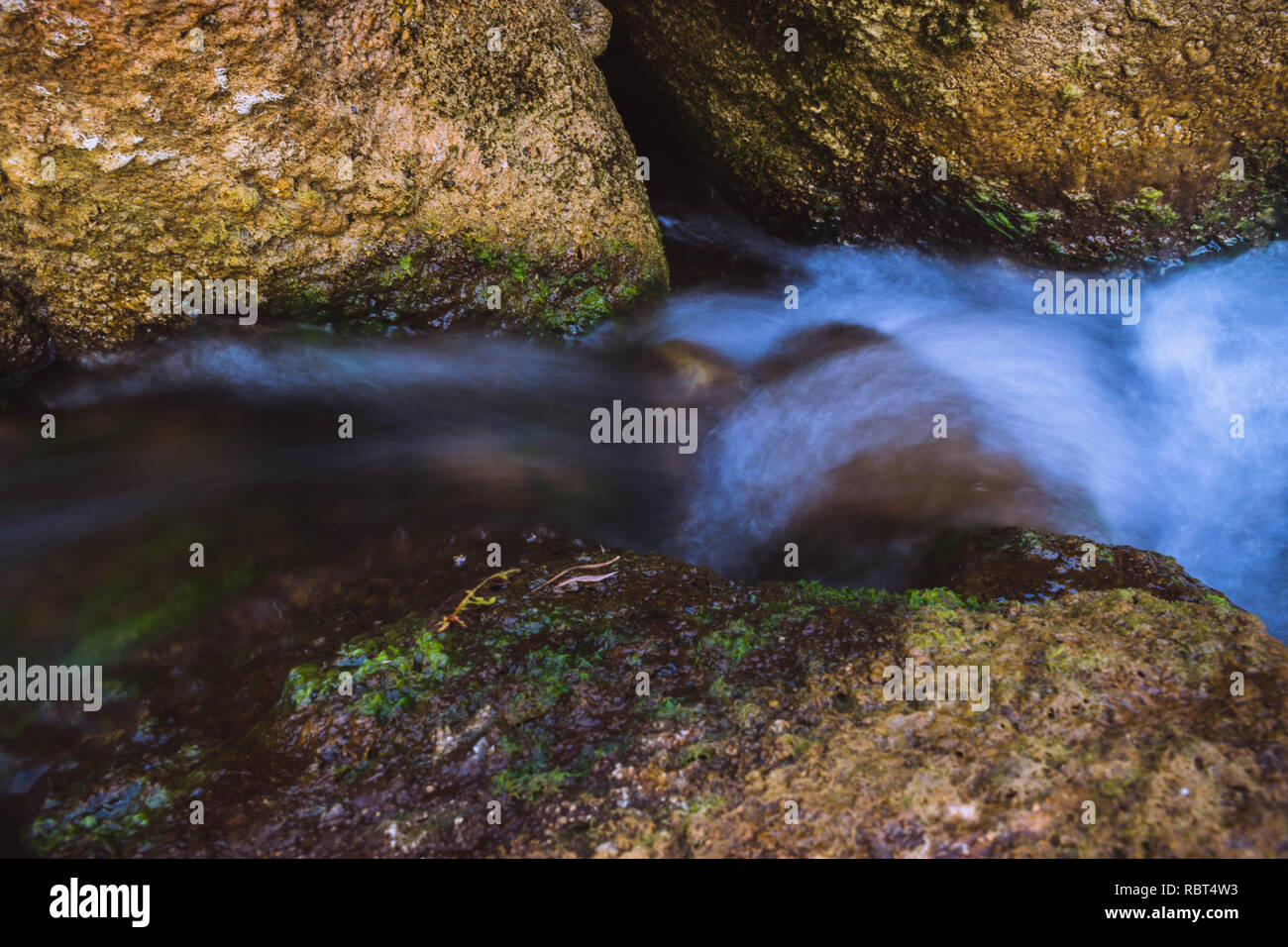 smooth river water Stock Photo - Alamy