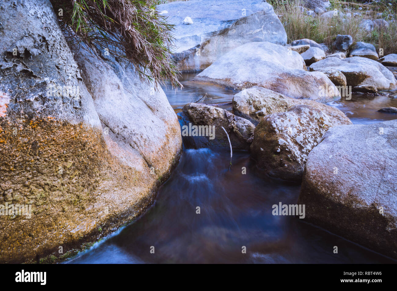 smooth river water Stock Photo - Alamy