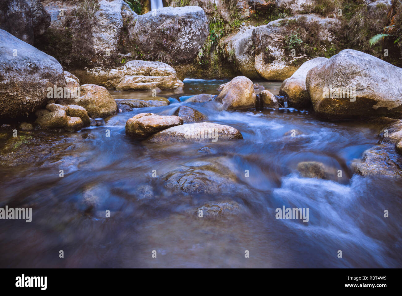 smooth river water Stock Photo - Alamy