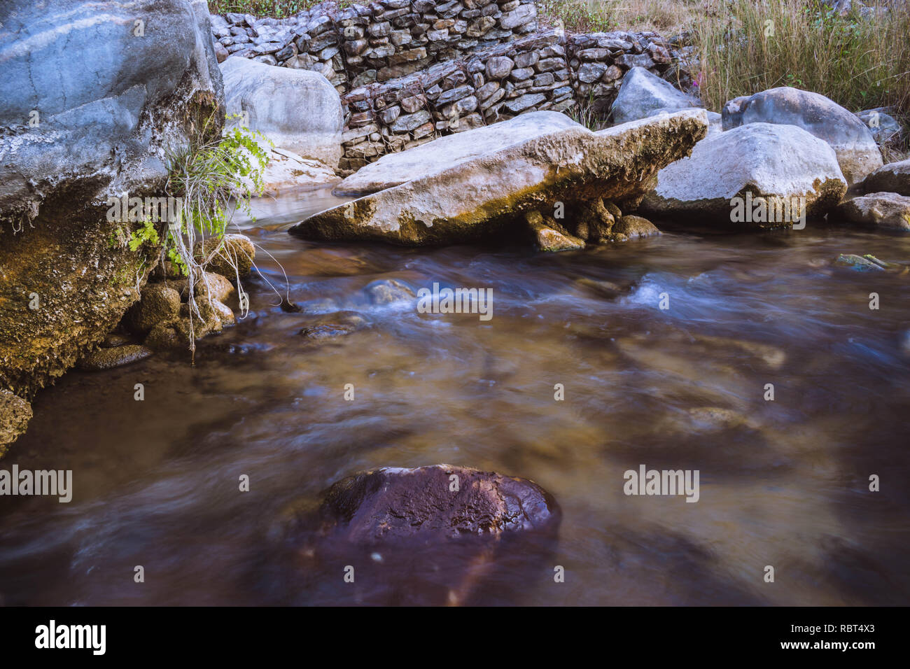 smooth river water Stock Photo - Alamy