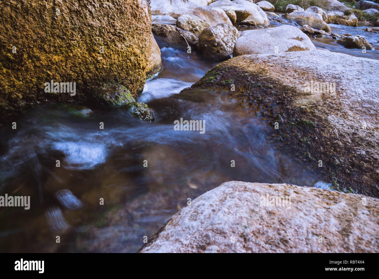 smooth river water Stock Photo - Alamy