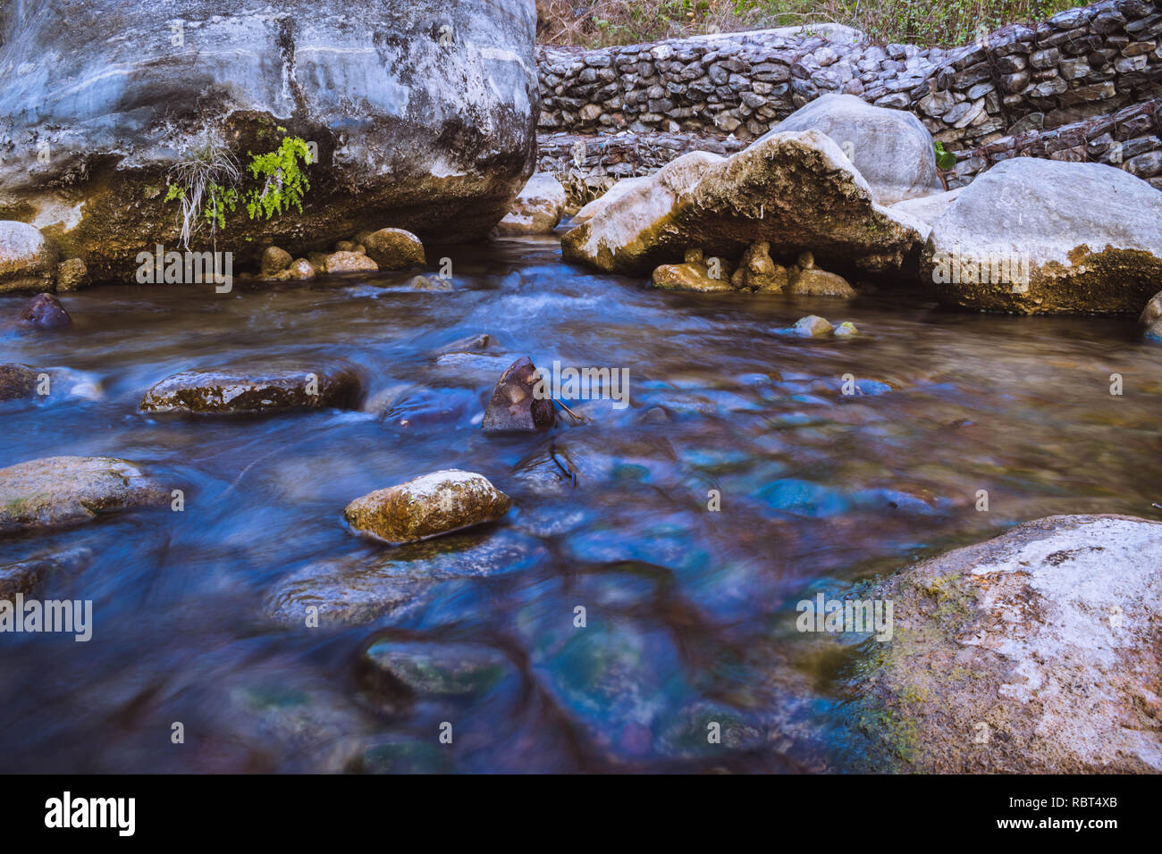 smooth river water Stock Photo - Alamy