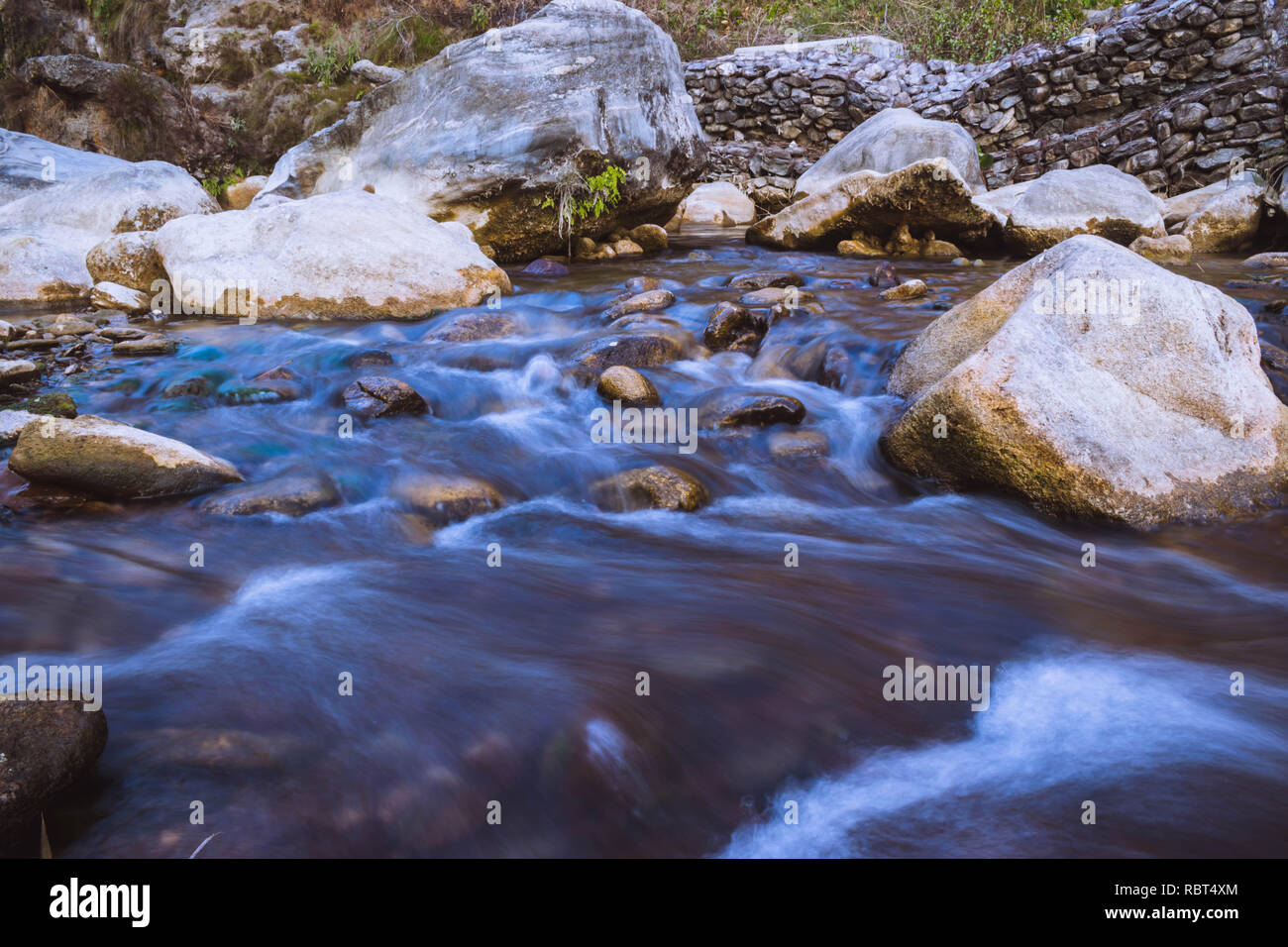 smooth river water Stock Photo - Alamy