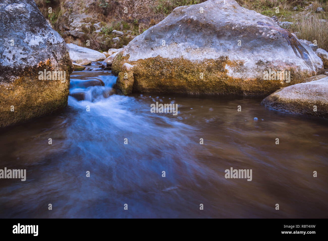 smooth river water Stock Photo - Alamy