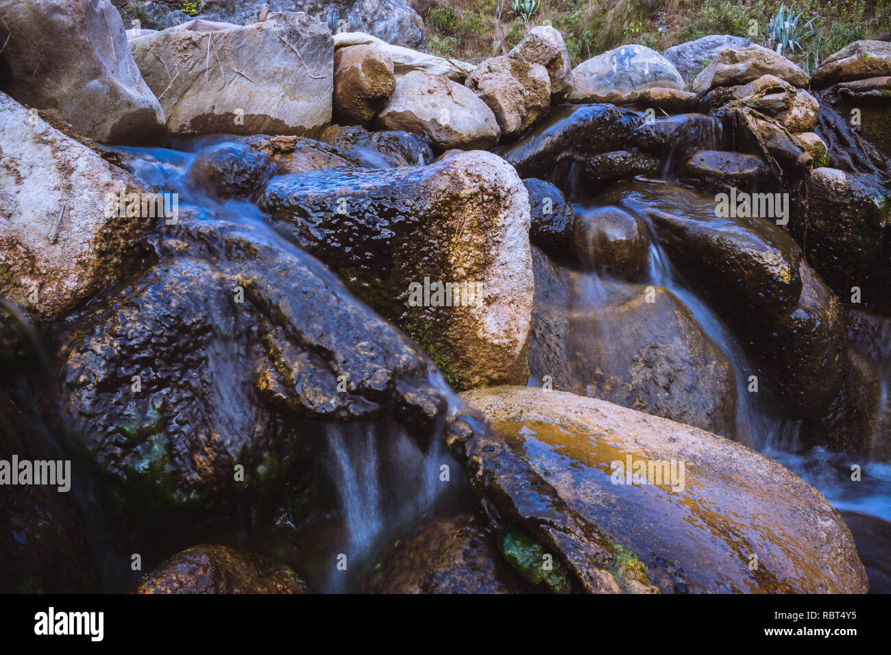 smooth river water Stock Photo - Alamy