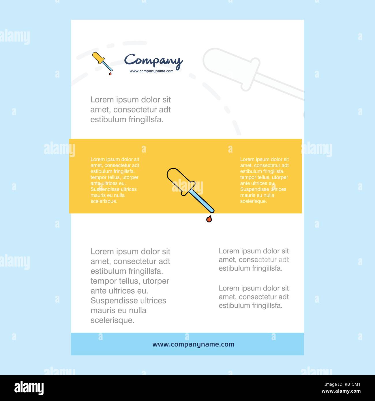 Template layout for Dropper comany profile ,annual report ...