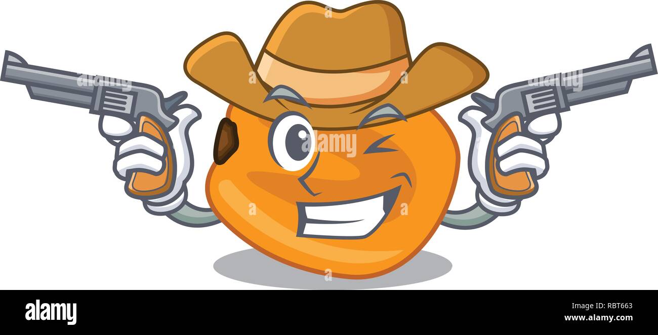 Cowboy corn nuts in the character bowl Stock Vector Image & Art - Alamy