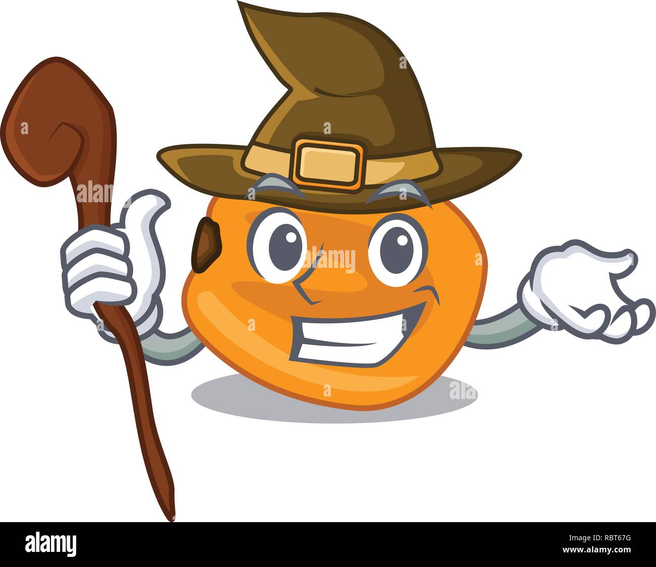 Witch eat corn nuts in cartoon shape Stock Vector Image & Art - Alamy