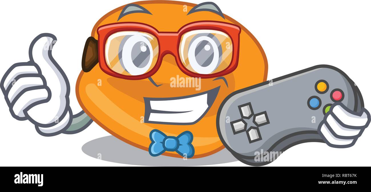 Gamer eat corn nuts in cartoon shape Stock Vector Image & Art - Alamy