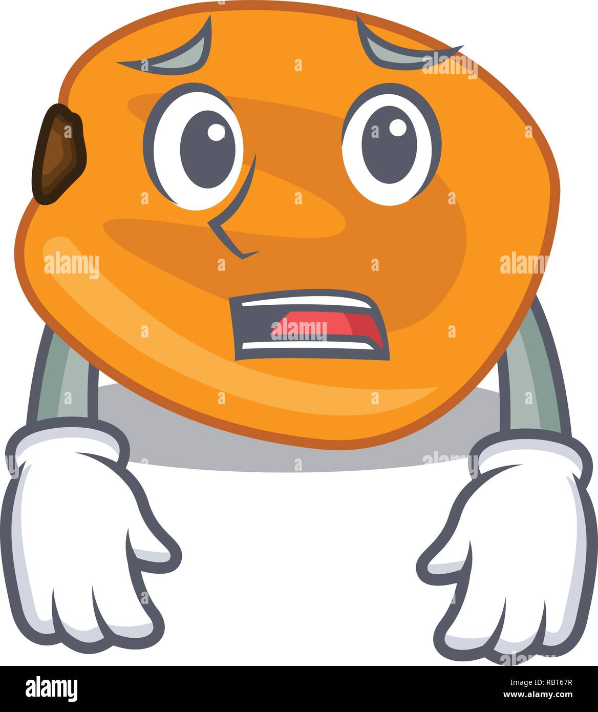 Afraid eat corn nuts in cartoon shape Stock Vector Image & Art - Alamy